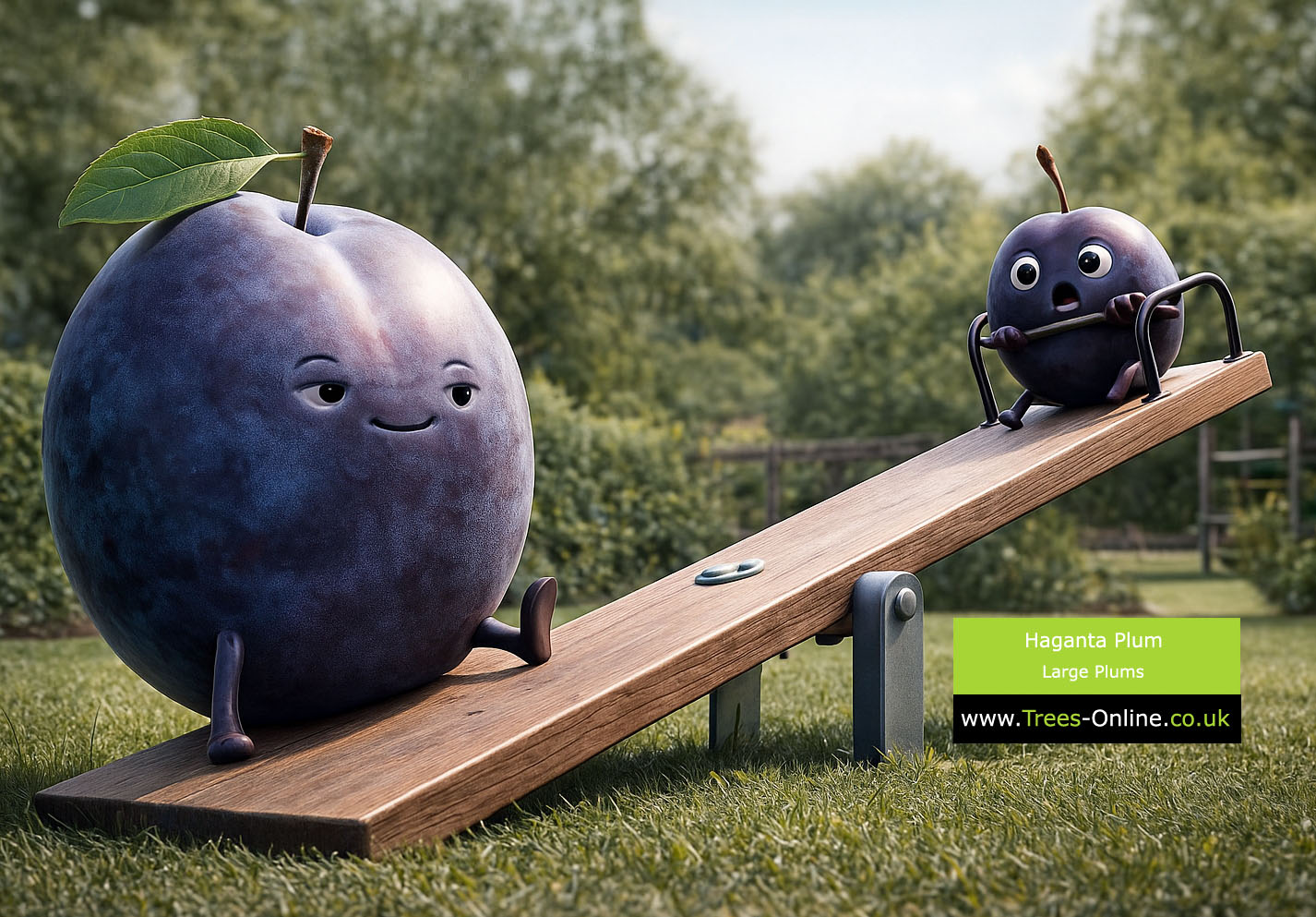 Buy bare root Haganta Plum Tree online FREE UK DELIVERY